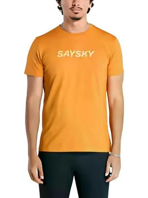 SAYSKY Pace Logo-print T-shirt - Orange