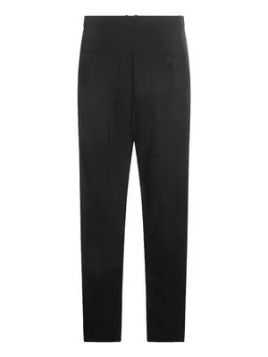 Saint Laurent Side Stripe Wool Pants - Black