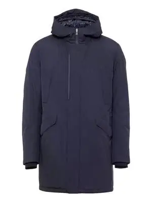 Herno Hooded Zip-fastening Coat - Blue