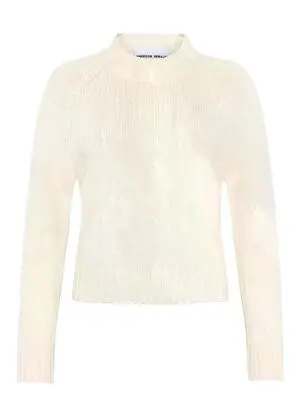 EMERSON RENALDI Ribbed Knit Raglan Sleeve Sweater - Neutrals