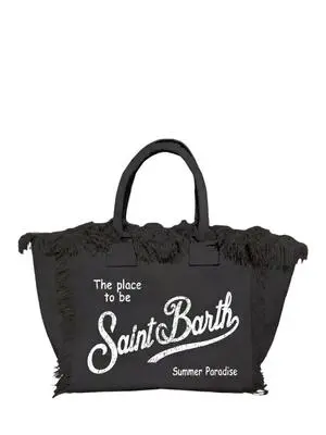 MC2 SAINT BARTH Vanity Tote Bag - Black