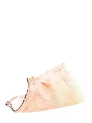 Fendi Fur Shoulder Bag - Pink