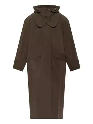 IRO PARIS Enyla Hooded Coat - Brown