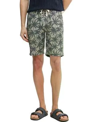 JOOP! Bermuda Shorts With Palm Tree Print - Neutrals