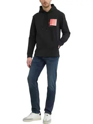 JOOP! Mitch Straight Leg Jeans With Logo Patch - Blue