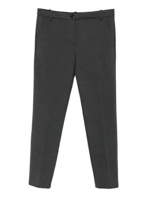 Pinko Tailored Belt-Loop Trousers Grey