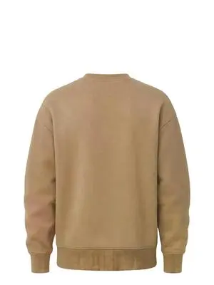 Hugo Logo Patch Crewneck Sweatshirt - Neutrals