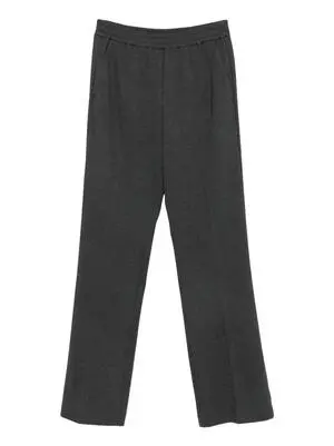 Pinko Elasticated Waistband Straight-leg Trousers - Grey