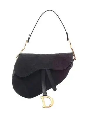 Dior Oblique Saddle Shoulder Bag - Black