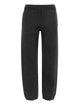Victoria Beckham Logo Embroidered Track Pants - Grey