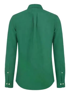 Polo Ralph Lauren Slim-fit Garment-dyed Shirt - Green
