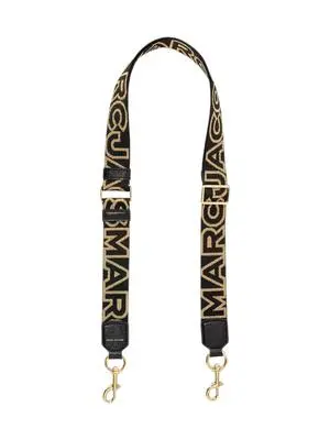 Marc Jacobs Logo Webbing Bag Strap - Black