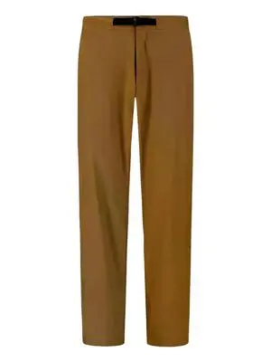 Herno Woven Belt-strap Trousers - Brown