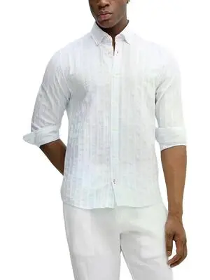 JOOP! Heli Striped Button-down Shirt - Blue