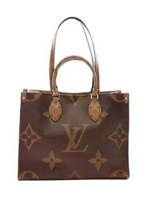 LOUIS VUITTON 2020 Mm On-the-go Two-way Handbag - Brown