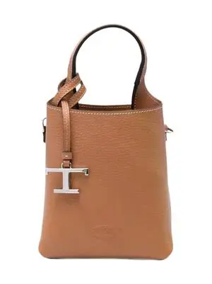 TOD'S Micro T Timeless Tote Bag - Brown