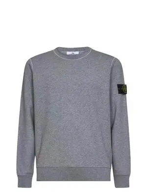 Stone Island Logo Patch Sweatshirt - Grey