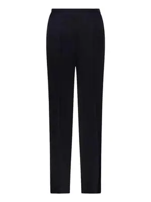 FORTE_FORTE Tailored Trousers With Pressed Crease - Blue