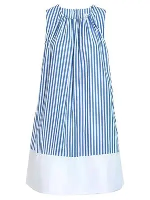 TANYA TAYLOR Tanya Taylor Hallie Striped A-Line Mini Dress