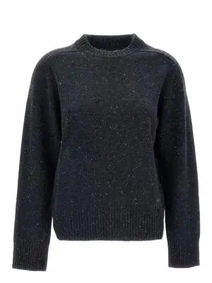 LOULOU DE SAISON LouLou De Saison Flecked Crew Neck Sweater