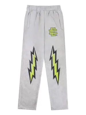 ERIC EMANUEL Basic Lightning-bolt Track Pants - Grey