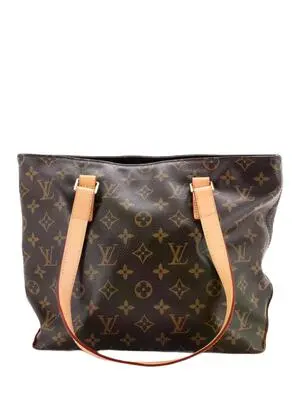 LOUIS VUITTON Cabas Piano Monogram Canvas Tote Bag - Brown