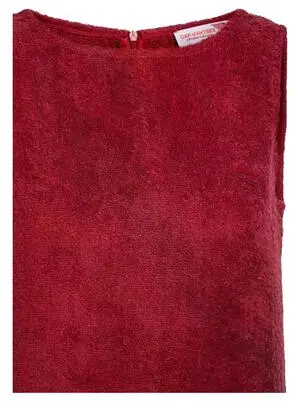 Cap D'antibes Aurelia Tassel-trim Midi Dress - Red