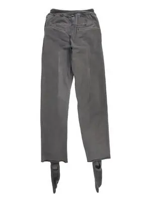 SRVC STUDIO Baxter Distressed Panelled Track Pants - Grey