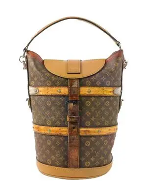 LOUIS VUITTON Time Trunk Monogram Shoulder Bag - Brown