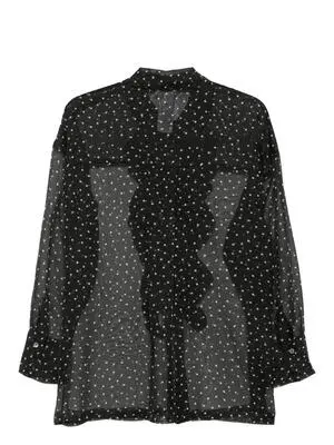 P.A.R.O.S.H P.A.R.O.S.H. Star Print Ruffled Shirt