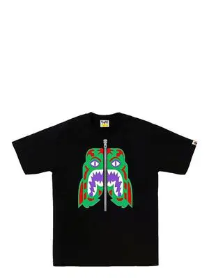 A BATHING APE Color Camo Tiger T-shirt - Black