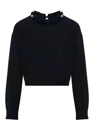 Ulla Johnson Sequin Embellished Amelia Sweater - Blue
