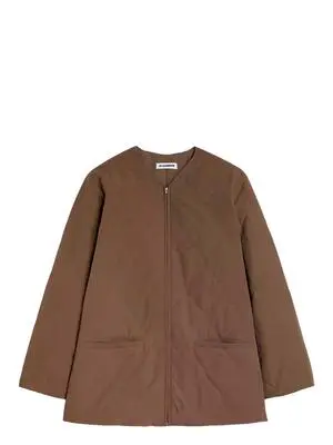 JIL SANDER Quilted Water-repellent Jacket - Brown