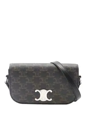 Celine Small Triomphe Crossbody Bag - Black