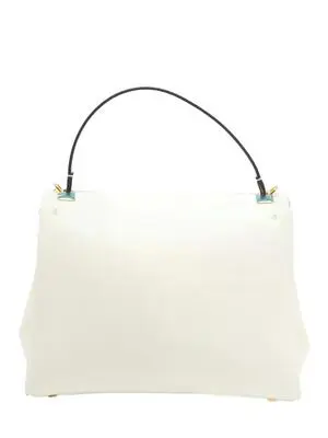 Red Valentino One Stud Leather Tote Bag - Neutrals