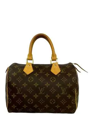 LOUIS VUITTON Monogram Speedy 30 Boston Bag - Brown
