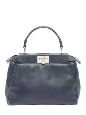 Fendi Iconic Peekaboo Satchel - Blue