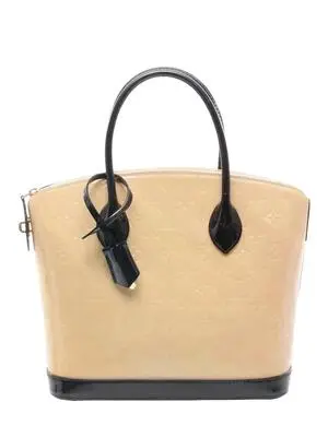 LOUIS VUITTON Monogram Vernis Lockit Pm Handbag - Neutrals