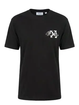 Off-White Stroke 2 Arrow Skate Logo-embroidered T-shirt - Black