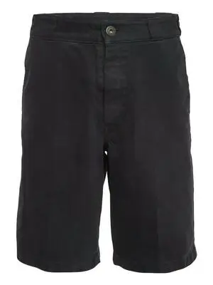 Prada Embroidered Logo Shorts - Blue