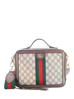 Gucci Ophidia Zip Around Camera Bag - Brown