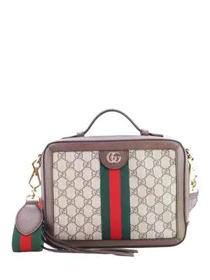 Gucci Ophidia Zip Around Camera Bag - Brown