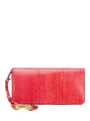 Roberto Cavalli Clutch Bag With Bangle Handle - Red