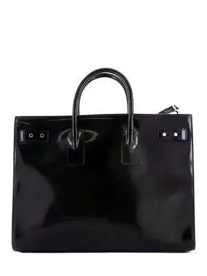Saint Laurent Sac De Jour Patent Leather Large Tote Bag - Black