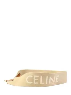 Celine Logo Print Bag Strap - Neutrals