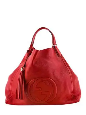 Gucci Soho Large Shoulder Bag - Red