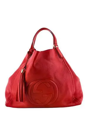 Gucci Soho Large Shoulder Bag - Red