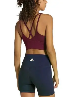 Adidas Studio All Me Sports Bra - Red