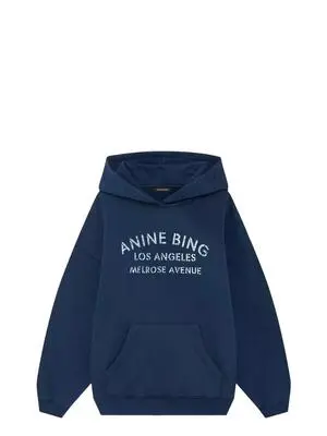 ANINE BING ANINE BING Harvey Logo Detail Hoodie