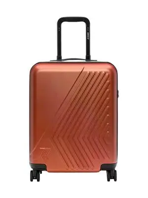 K-WAY Embossed Monogram Carry-on Suitcase - Orange